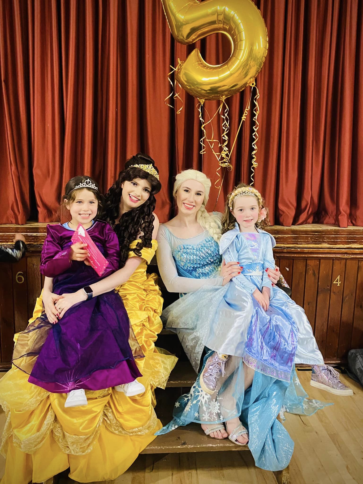 The Gold and Silver Princess Duo | Tiara Princess Parties Manchester